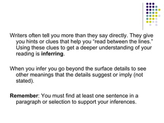 Teaching inference | PPT