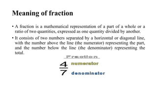 Teaching in Mathematics Developing Fraction Concepts PPT. | PPTX