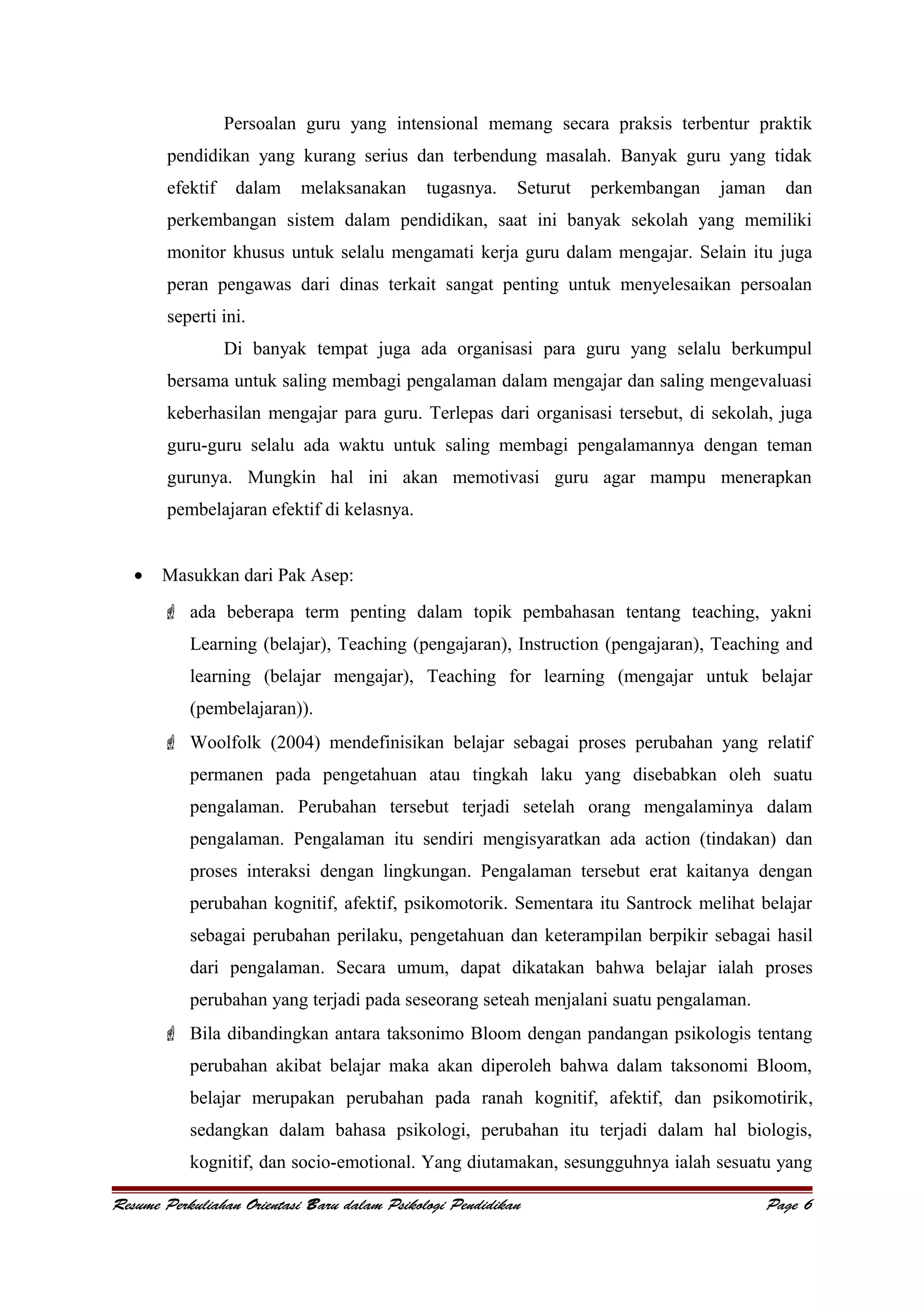 Teaching (instruction) | PDF