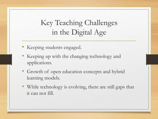 Teaching in the digital age | PPTX