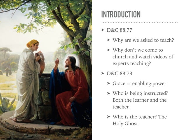 Teaching in the Savior's Way: Part 3 Teach the Doctrine | PDF ...