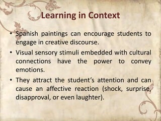 Teaching language and culture with Spanish paintings | PPTX
