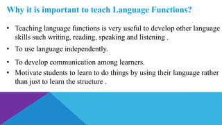 Teaching language functions | PDF