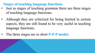 Teaching language functions | PDF