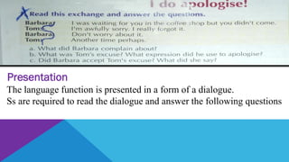 Teaching language functions | PDF