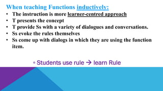 Teaching language functions | PDF