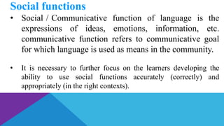 Teaching language functions | PDF | Homework and Study | Education