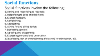 Teaching language functions | PDF