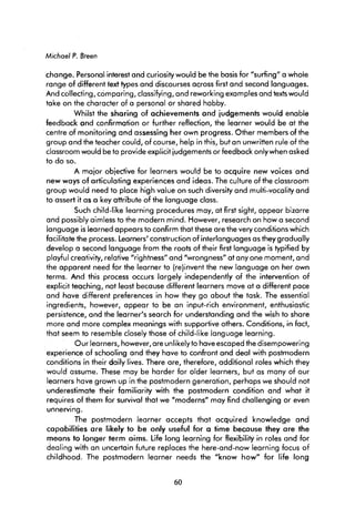 Teaching language in the postmodern classroom | PDF