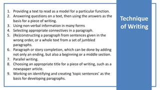 Teaching Language Skill: Speaking and Writing | PPTX