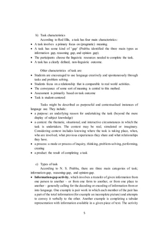 Teaching language through task & activities | DOCX | Daycare and Pre ...