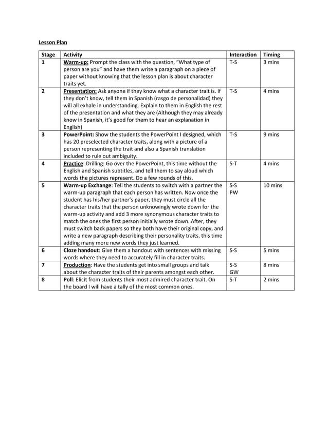 Teaching large class checkpoint task 2 | PDF