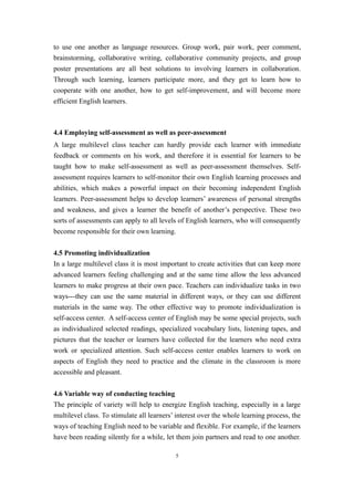 Teaching large multilevel classes | DOC