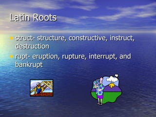 Teaching Latin and Greek Roots | PPT | Geology | Science