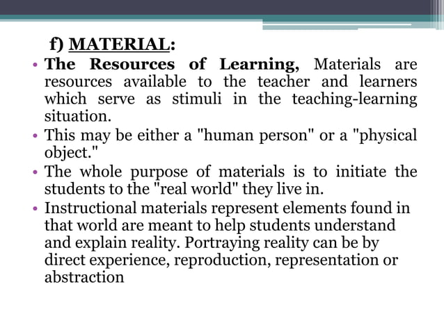 Teaching and learning | PPTX | Education
