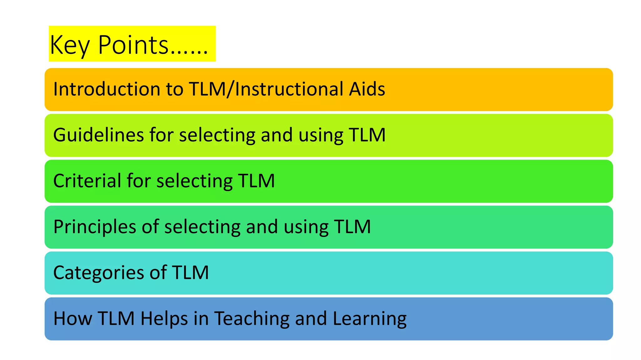 Teaching Learning Materials | PPTX