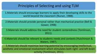 Teaching Learning Materials | PPTX