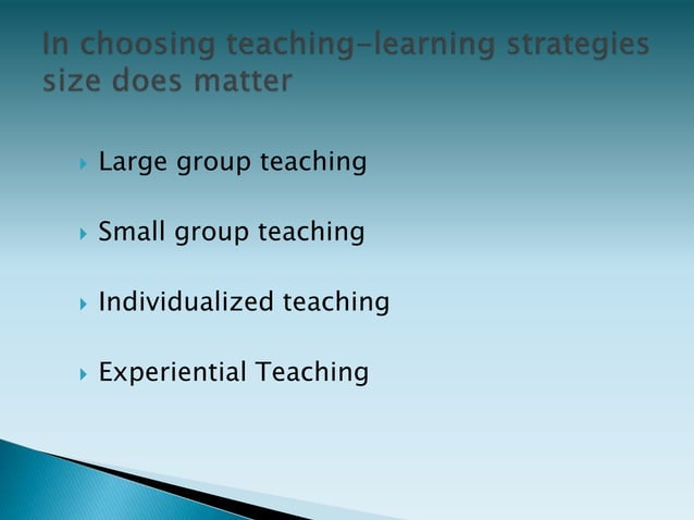 MEU WORKSHOP Teaching learning methods | PPTX