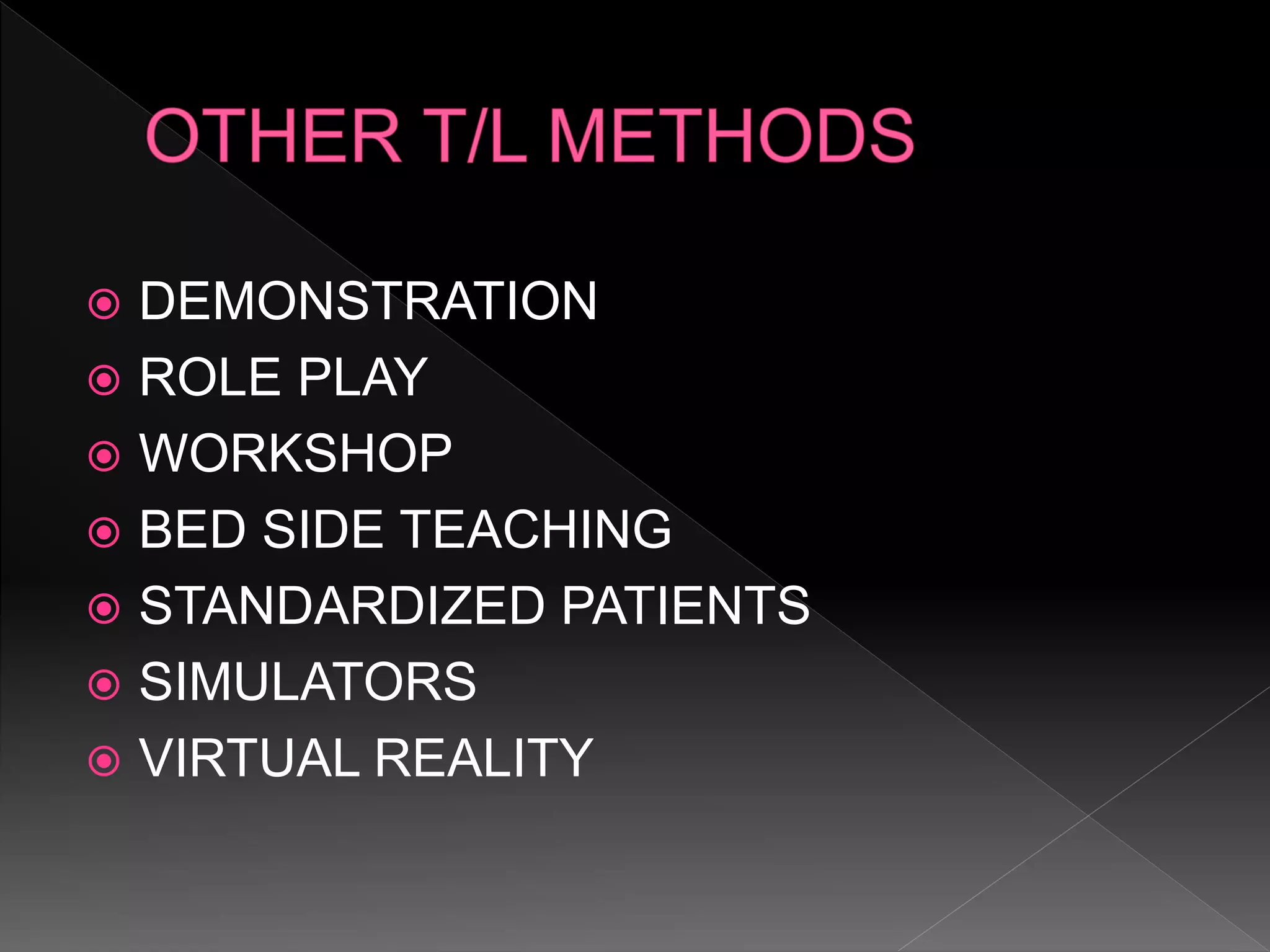 Teaching learning methods | PPTX