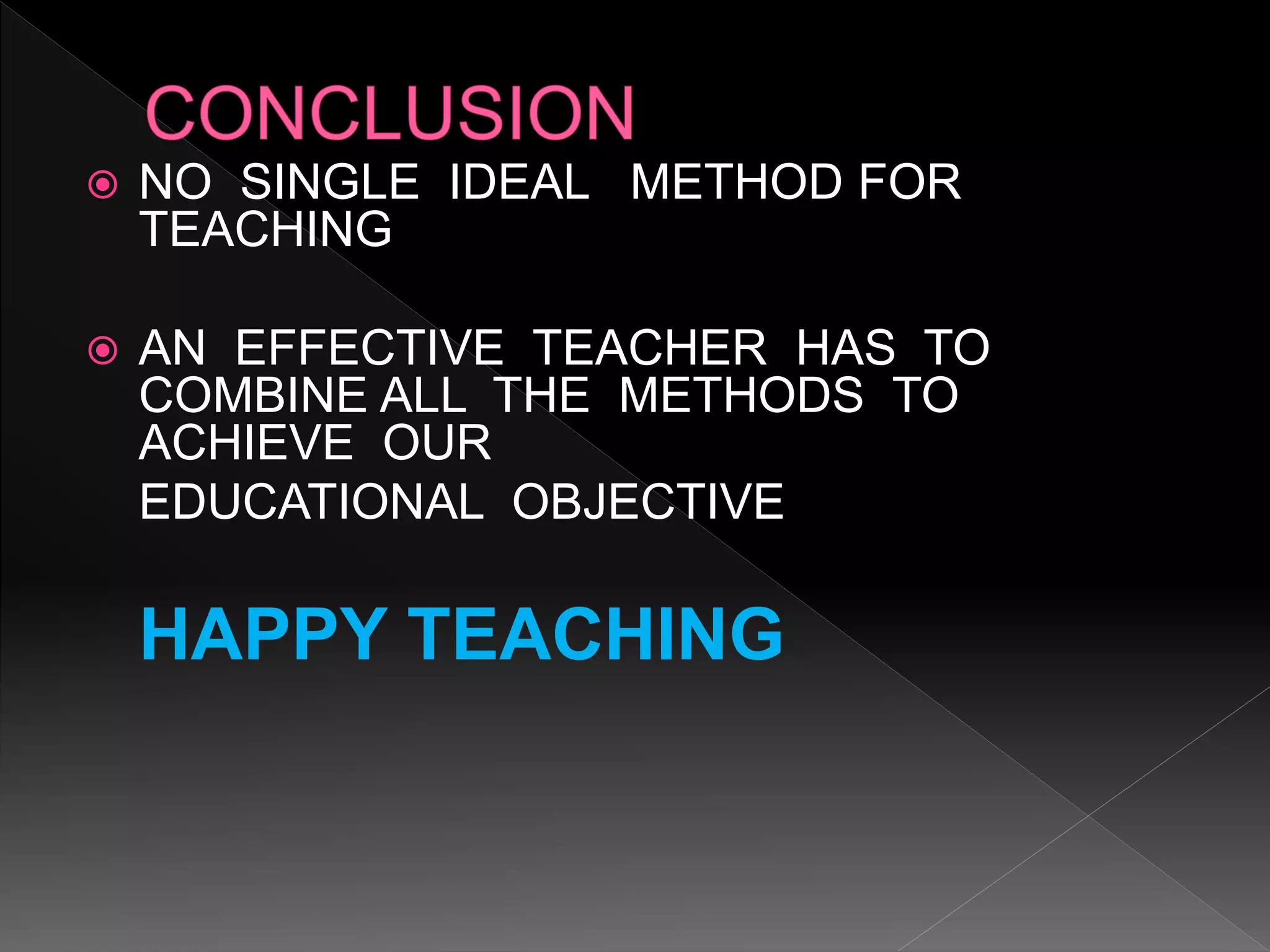Teaching learning methods | PPTX