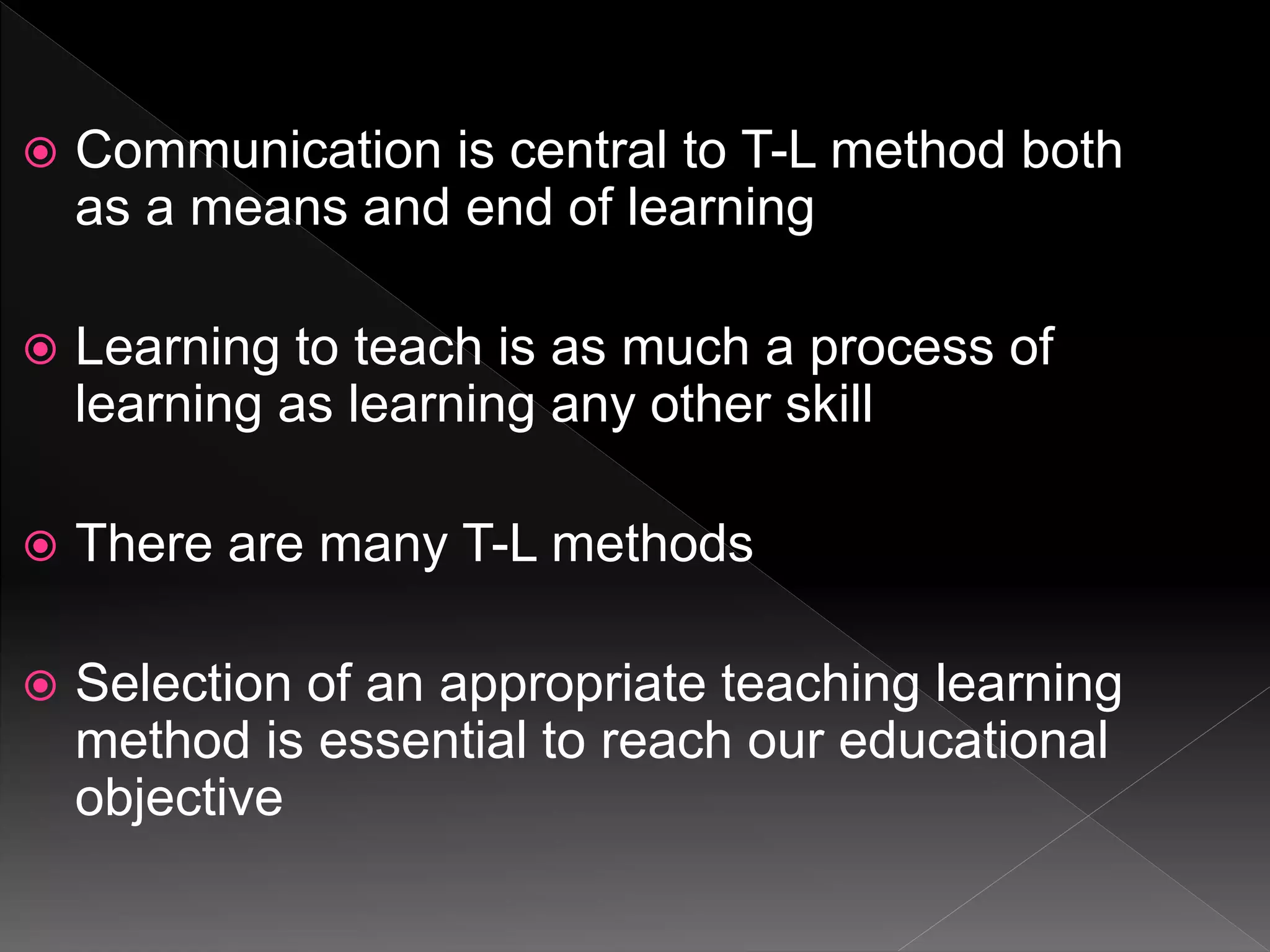 Teaching learning methods | PPTX
