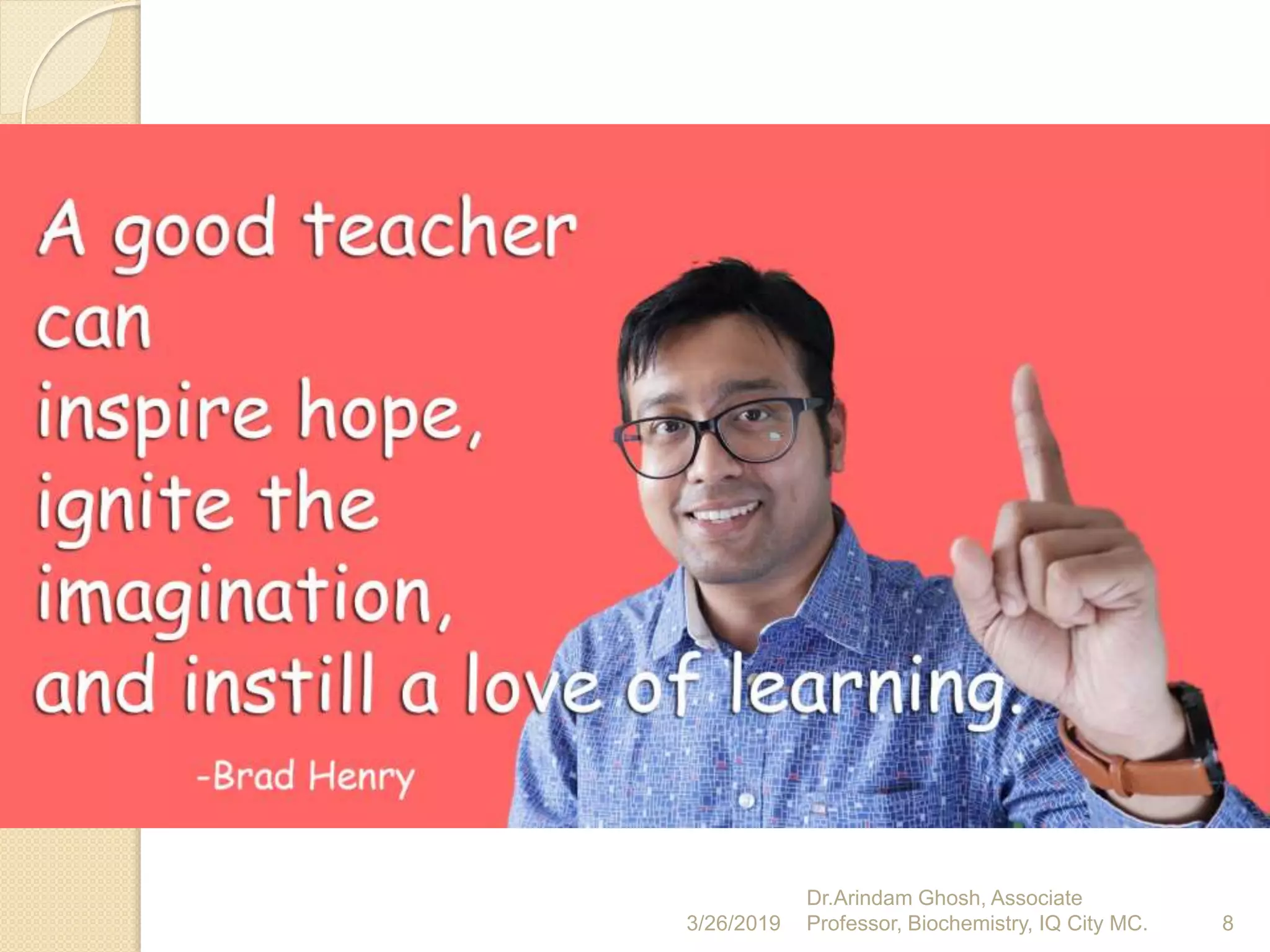 Teaching learning methods mci revised basic course workshop curriculum ...