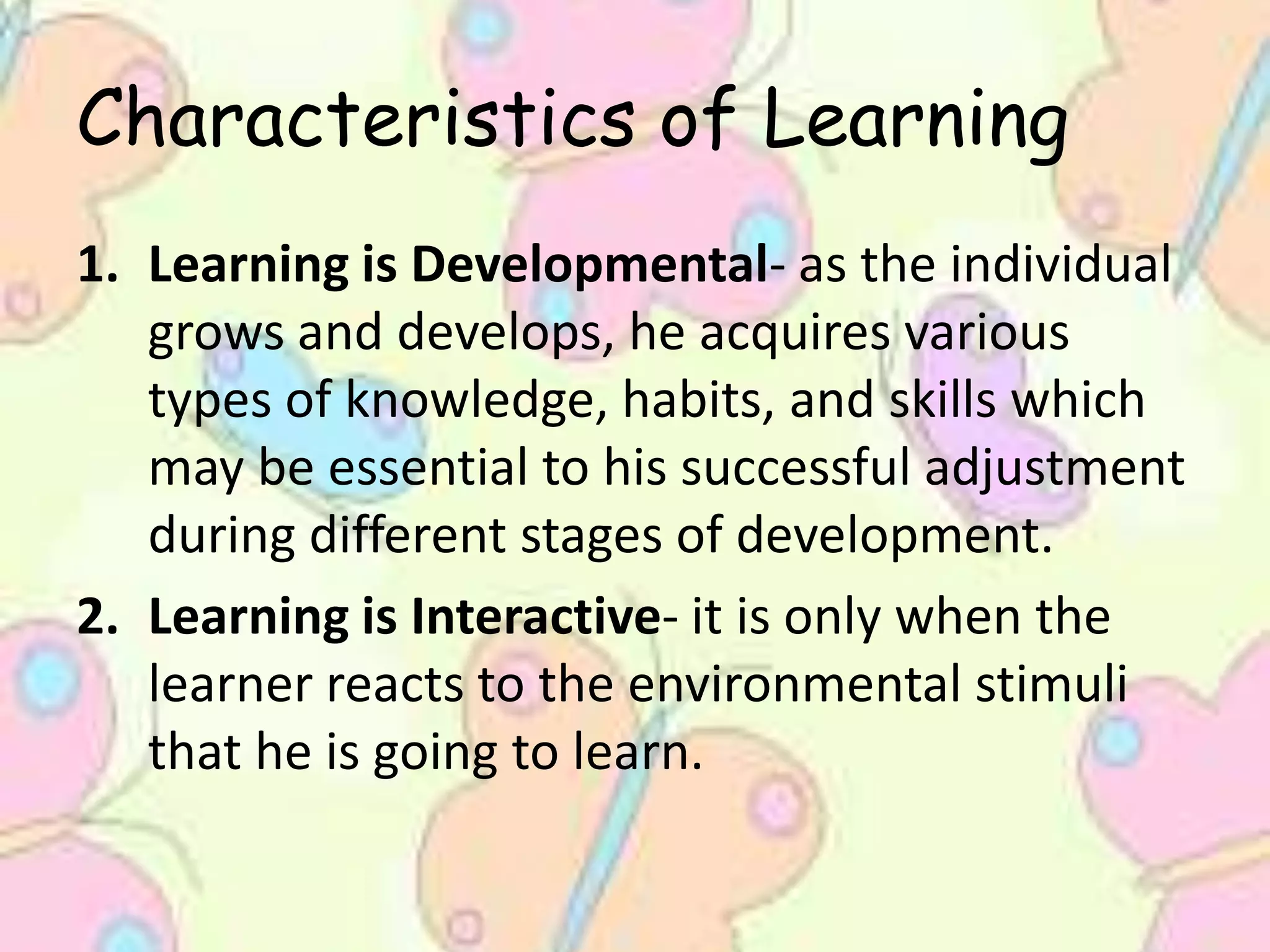 Learning principles and methodology | PPTX