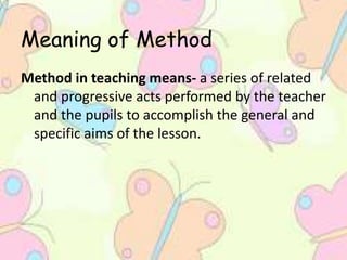 Learning principles and methodology | PPTX