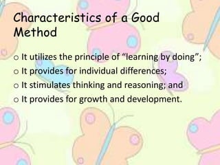 Learning principles and methodology | PPTX