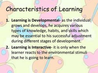 Learning principles and methodology | PPTX