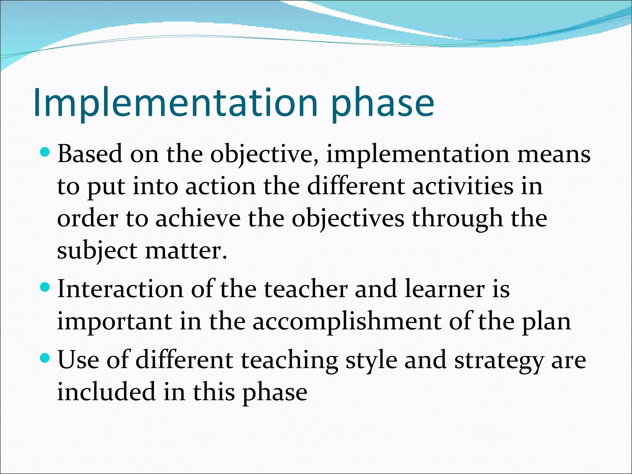 Teaching &learning process | PPT