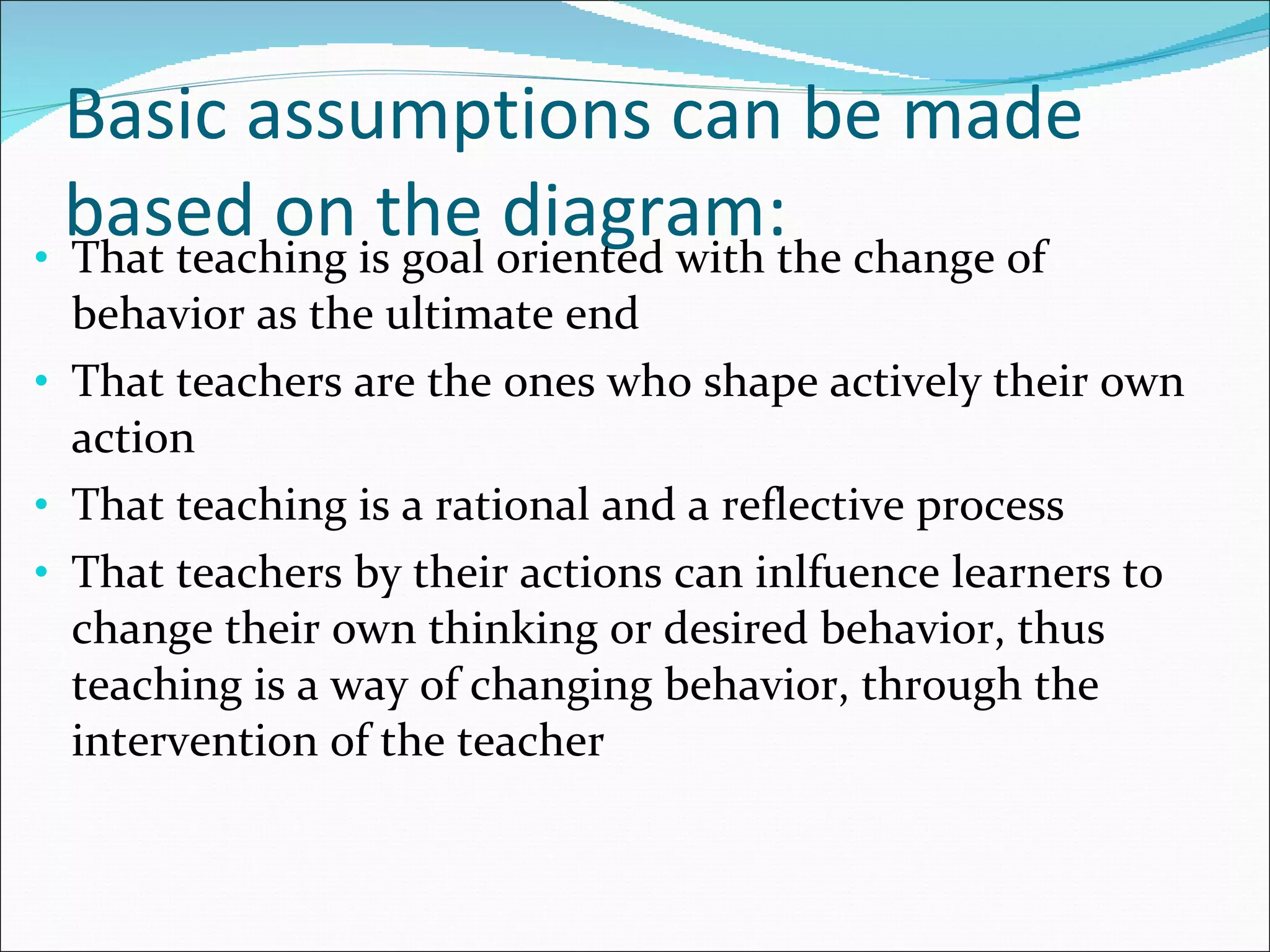 Teaching &learning process | PPT