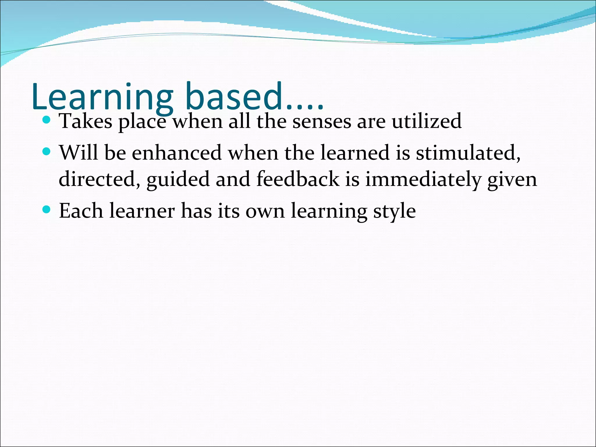 Teaching &learning process | PPT
