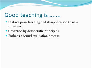 Teaching &learning process | PPT