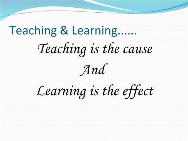 Teaching &learning process | PPT | Workshops and Classes | Hobbies ...