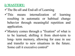 Teaching learning process | PPTX