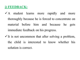 Teaching learning process | PPTX