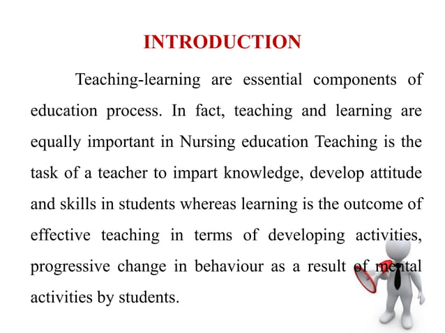 Teaching learning process | PPTX