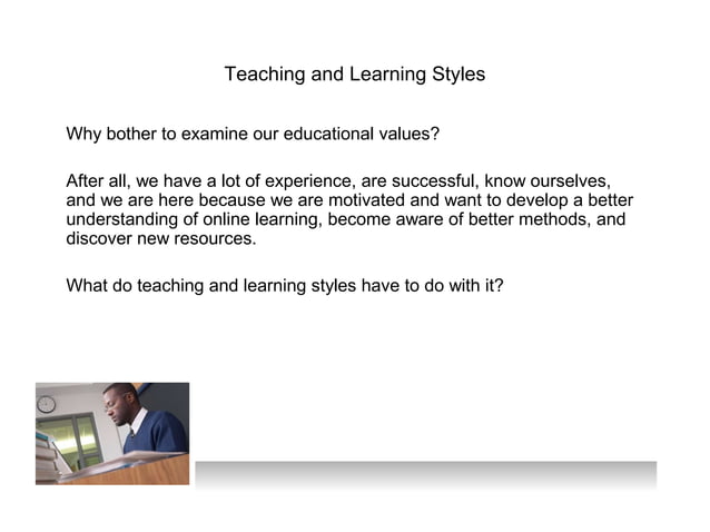 Teaching Learning Styles | PPT