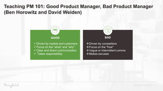 Teaching the Right Lessons in Enterprise Product | PPT