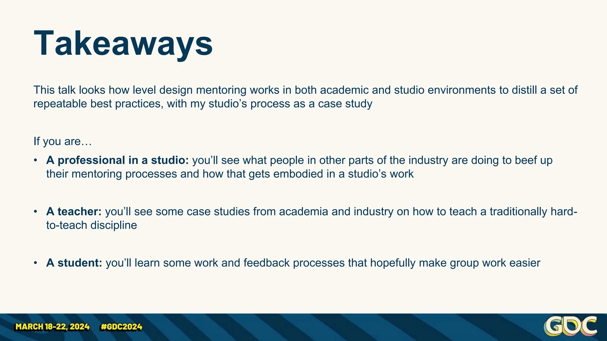 How the Heck do you Teach Level Design? Educating in the Studio | PPTX