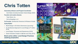 How the Heck do you Teach Level Design? Educating in the Studio | PPT