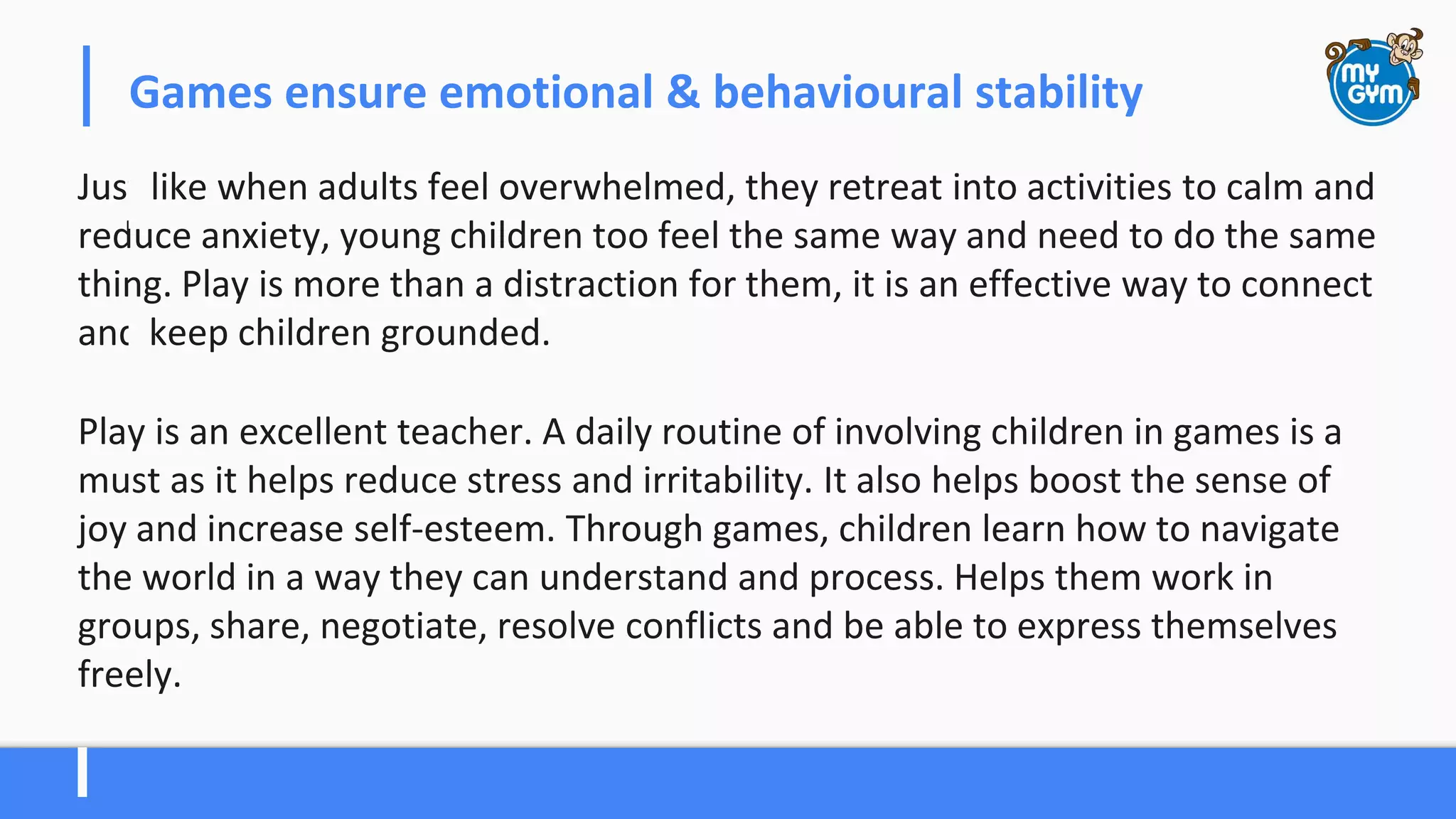 Teaching Life Skills Through Preschool Games | PPTX