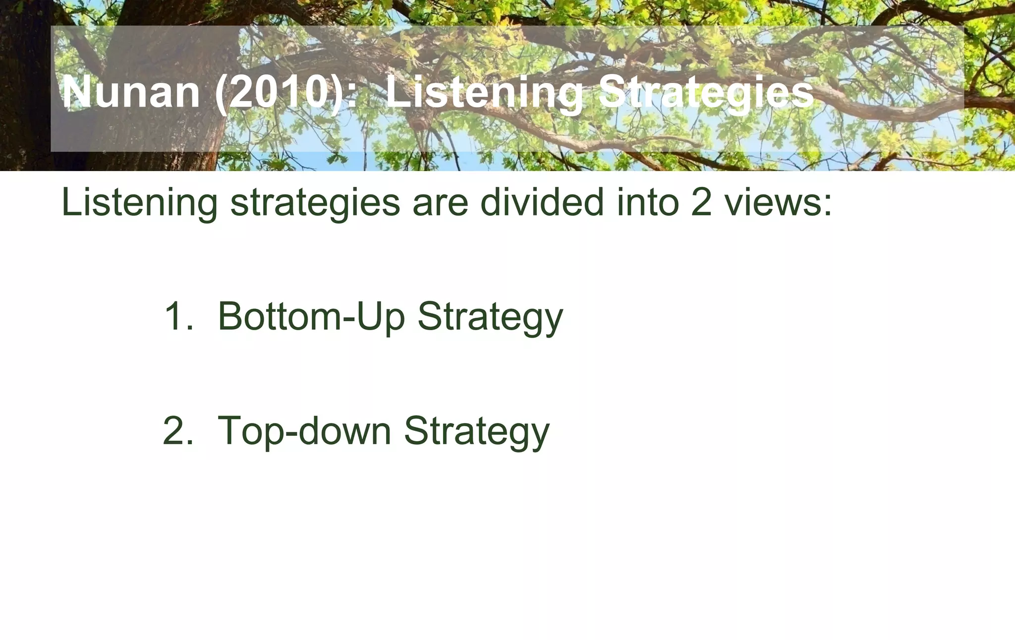 Teaching listening | PPT