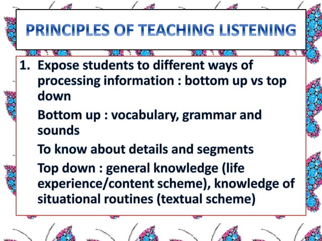 Teaching listening | PPT