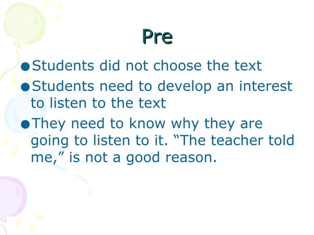 Teaching listening and speaking | PPT