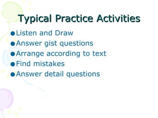 Teaching listening and speaking | PPT