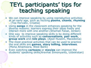 Teaching listening and speaking | PPT