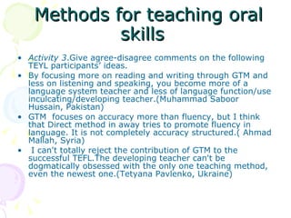 Teaching listening and speaking | PPT