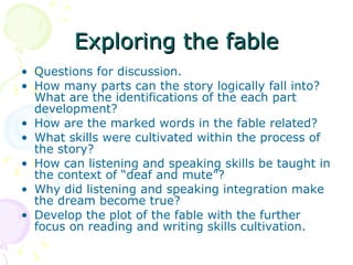 Teaching listening and speaking | PPT